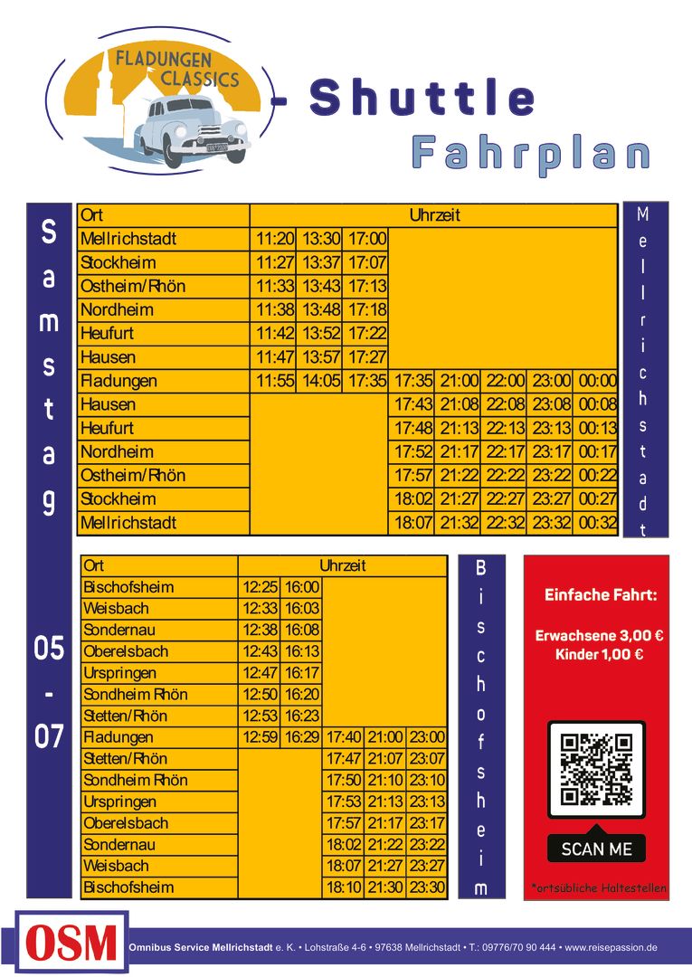 fahrplan Shuttle 2025_ Samstag - Fladungen-Rhön
